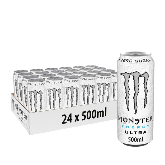 Monster Ultra White 24 x 500ml Cans Case – GSC FOODS
