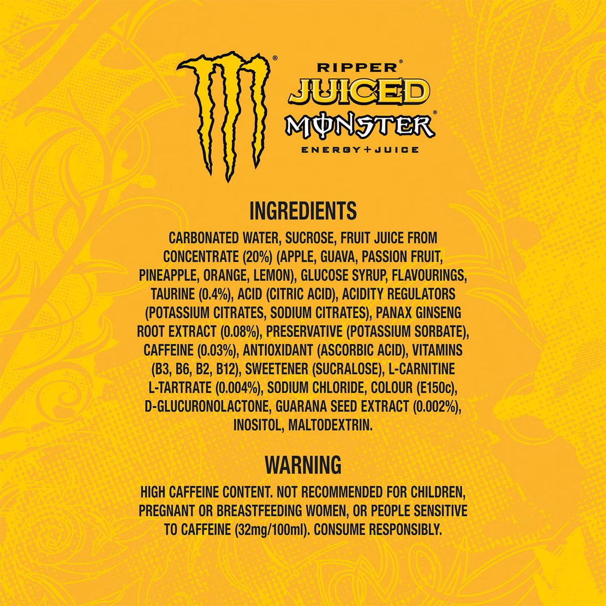 Monster Ripper 24 x 500ml Cans Case – GSC FOODS